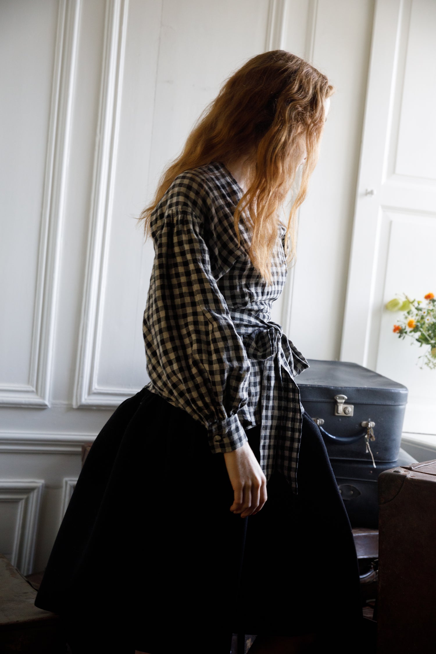 IRISH LINEN WRAP TOP – Jennifer Slattery Textiles